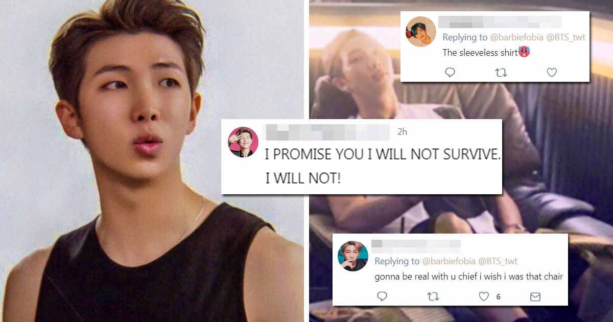 RM Showed His Arm Muscles Again, Now Fans Can't Keep It Together