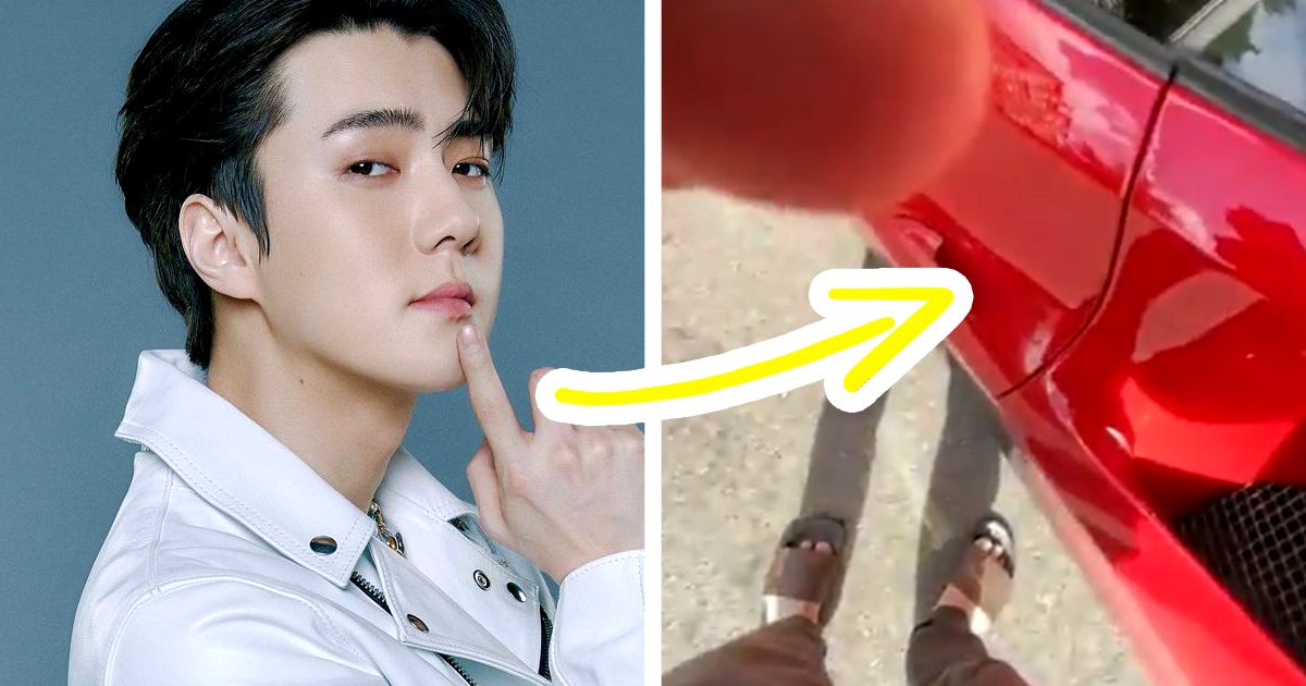 EXO's Sehun Flexes His Wealth With Fiery New Sports Car - Koreaboo