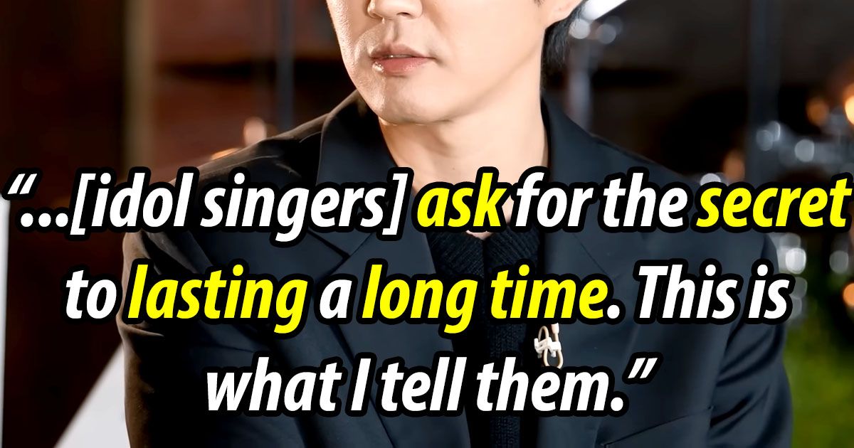 Veteran K-Pop Idol Spills The Secret To His Group Lasting 20+ Years ...