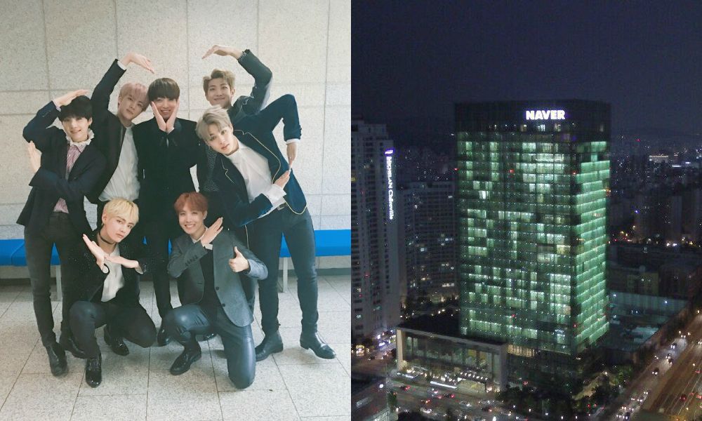 BTS Took Over The Naver Building After Their Latest Accomplishment
