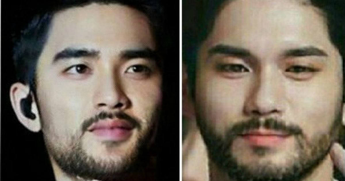 Here's What K-Pop Idols Would Look Like If They Grew Out Their Facial ...