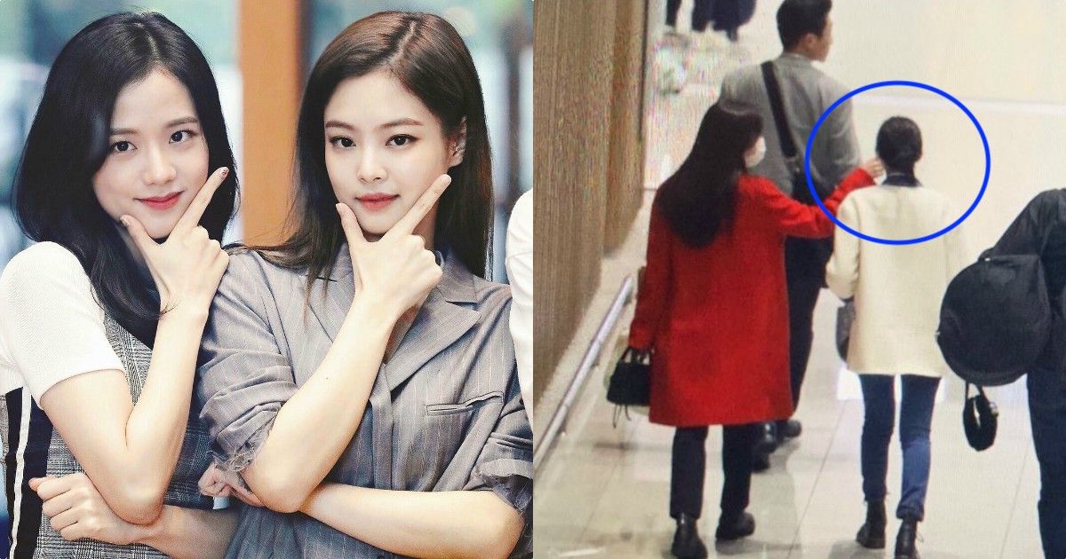 BLACKPINK's Jisoo Thoughtfully Fixing Jennie's Face Mask Will Make You ...