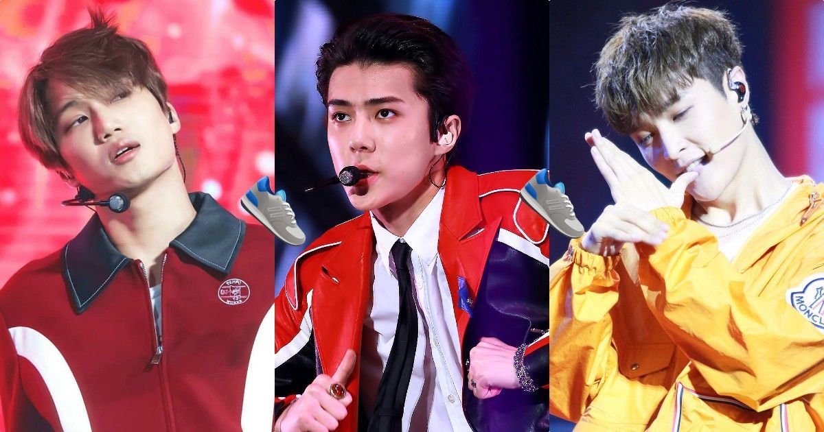 EXO's Main Dance Line All Share The Same Unique Shoe Habit And Fans ...