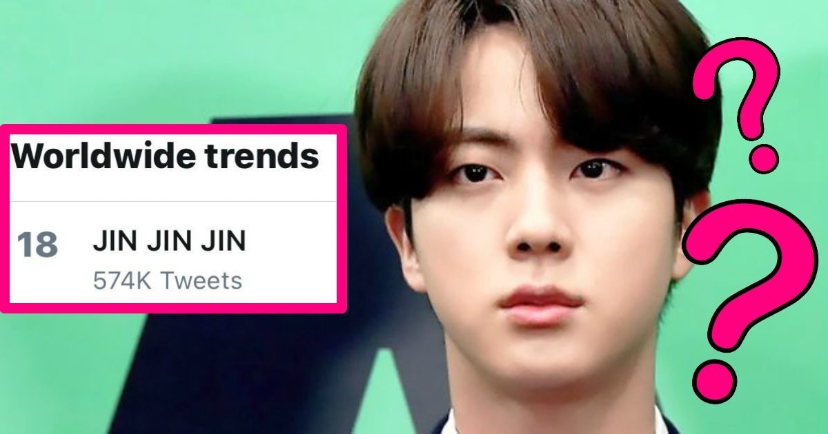 MMA 2020 Trends "Jin Jin Jin" On Twitter, But It's Not Quite About BTS ...