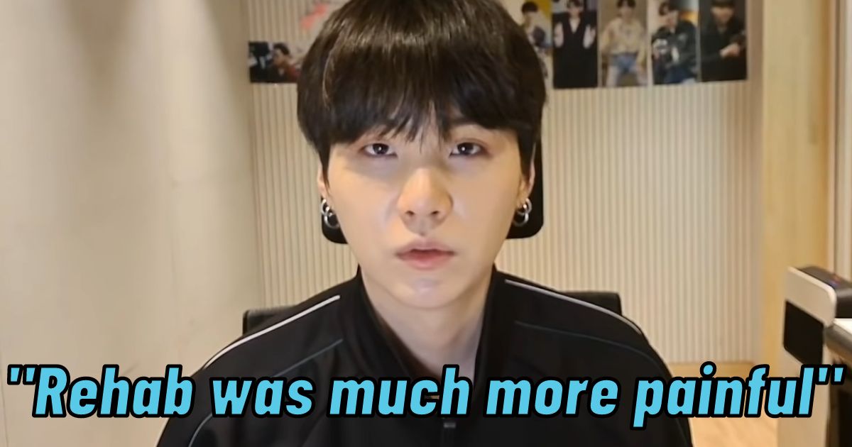 BTS's Suga Explains Why Rehab Was "Much More Painful" Than His Shoulder ...