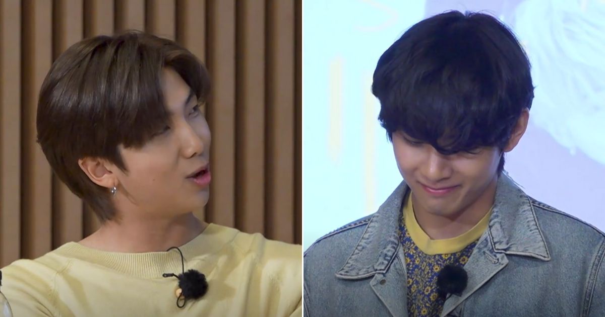BTS's RM Asks V About His First Love—Here's His Reaction - Koreaboo