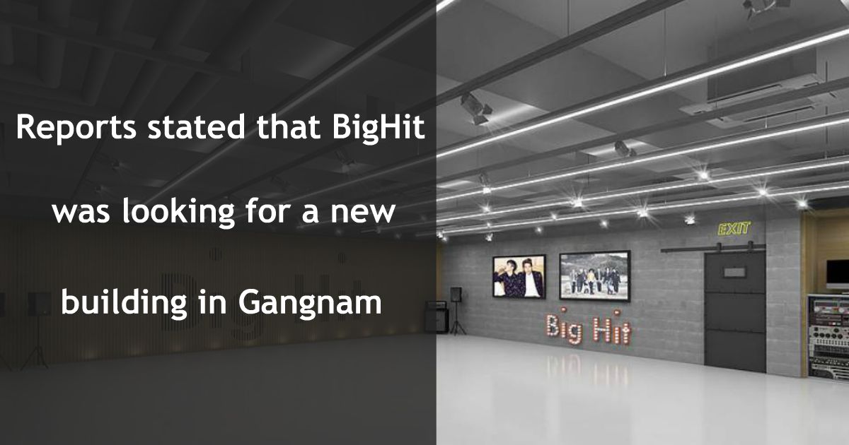BigHit Entertainment Just Addressed Rumors They're Moving Again - Koreaboo