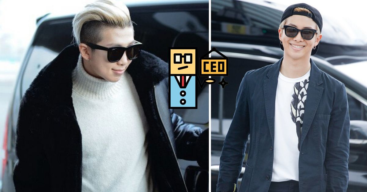 10+ Times BTS's RM Rocked Black Outfits That Radiated "Rich CEO" Vibes ...