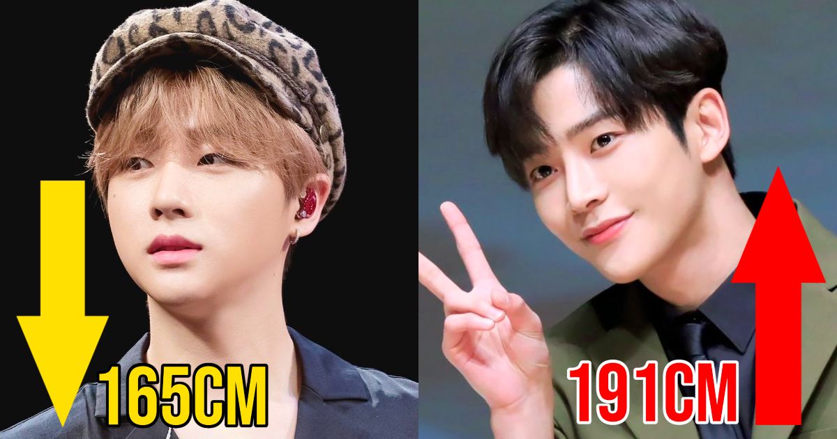 These Are The Shortest To Tallest Of 16 Third Generation K-Pop Boy ...
