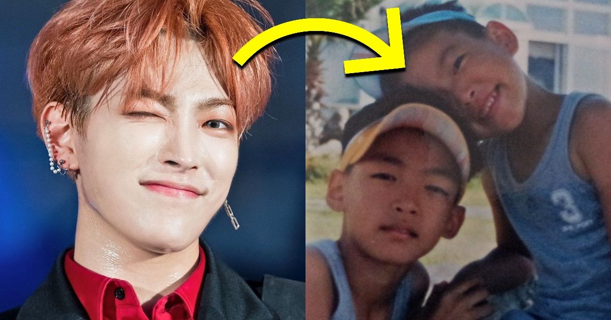 ATEEZ's Hongjoong Shares New Childhood Pictures With His Older Brother ...