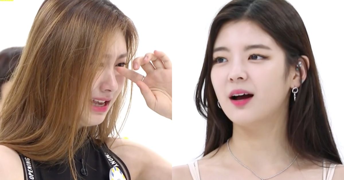 ITZY's Chaeryeong Bursts Into Tears Because Of Lia On "Weekly Idol"