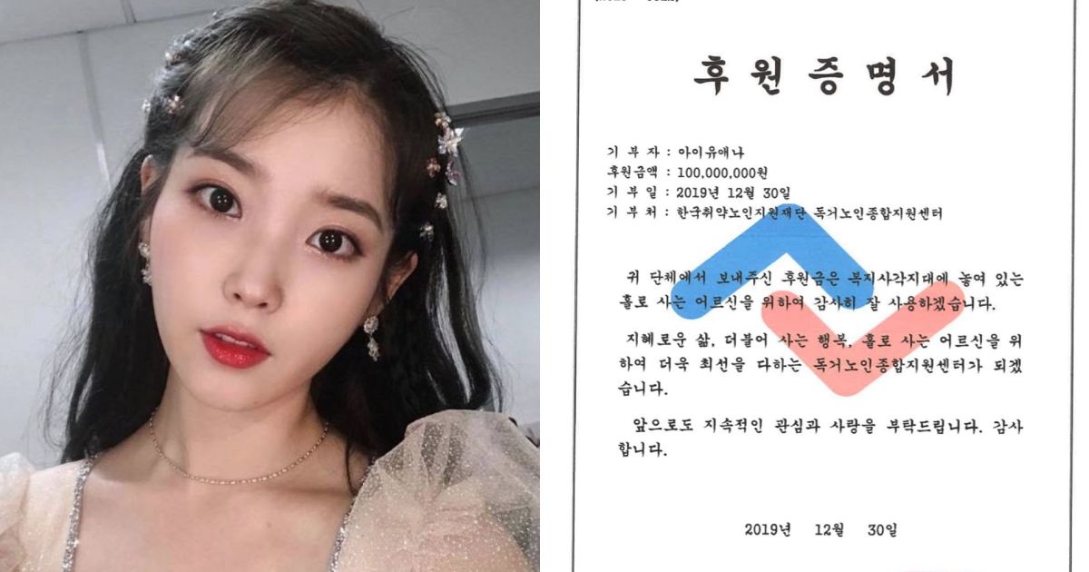 IU's Lifetime Donations Reach Over 1.5 Billion Won—Here’s Are 5 Causes ...