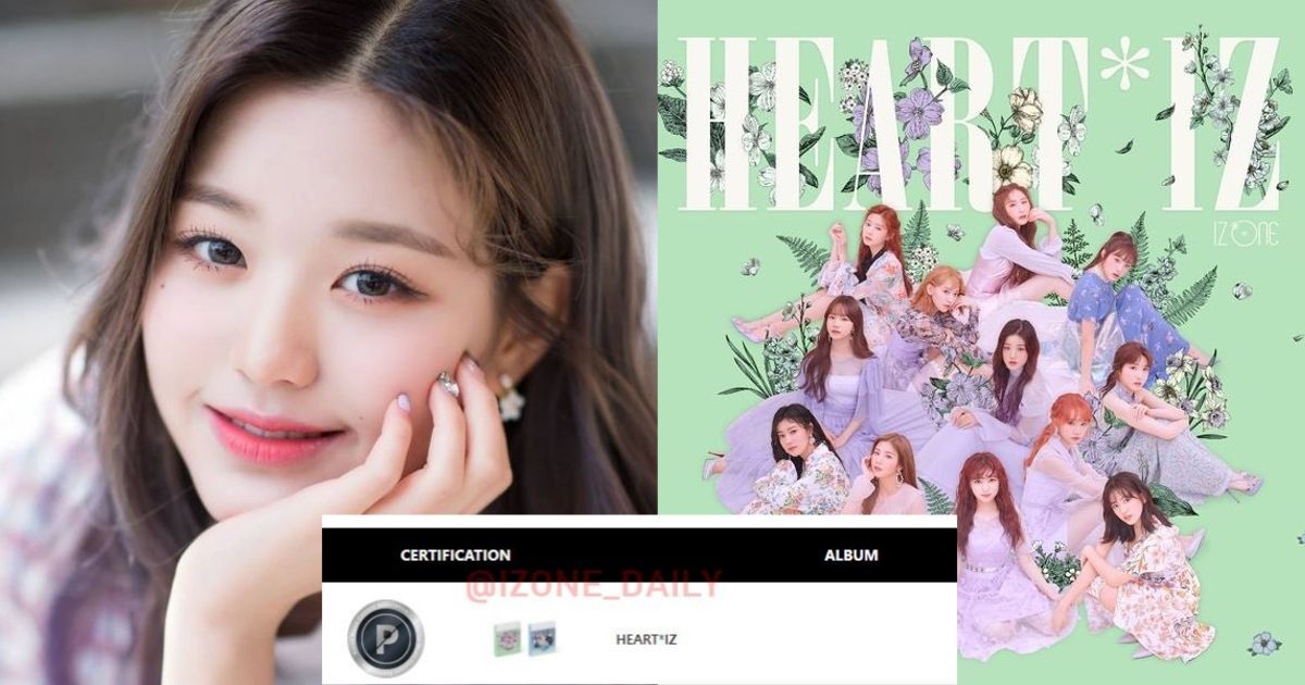 IZ*ONE Achieves New Milestones With 2nd Mini Album "HEART*IZ"