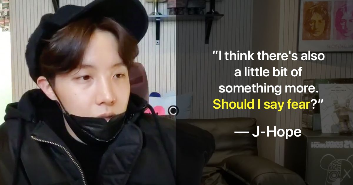 BTS's J-Hope Says He's Afraid To Collaborate With Other Artists Because ...