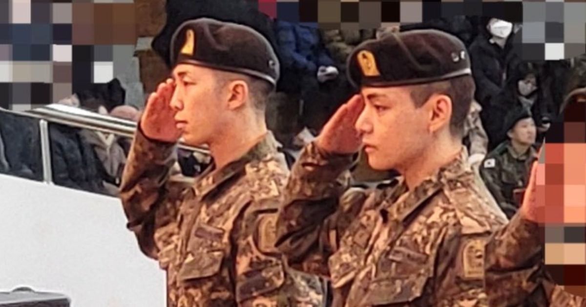 BTS’s RM And V Graduate As Elite Military Trainees— Here Are The ...