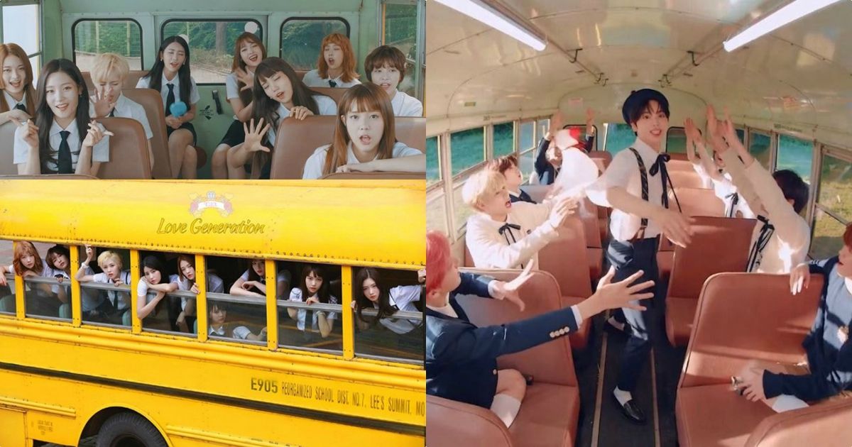 5 K-Pop Idol Groups Who Rocked The Classic School Bus Concept - Koreaboo