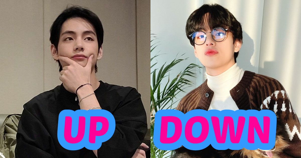 BTS's V Hair Edition: Hair Up Vs Hair Down— Take Your Pick - Koreaboo