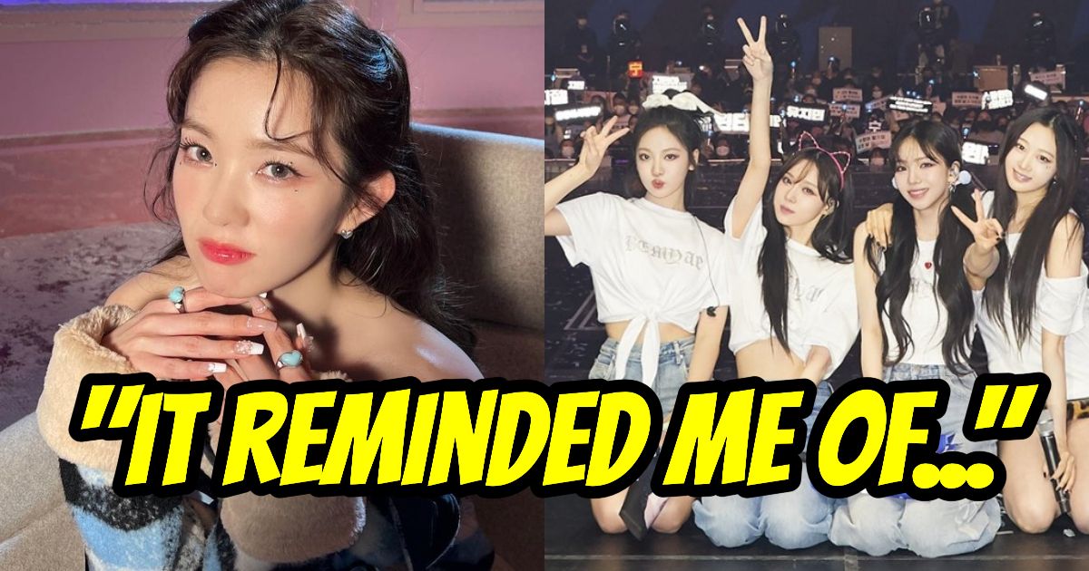 Red Velvet's Irene Admits Watching aespa's First Concert Made Her "Tear Up A Bit" - Koreaboo
