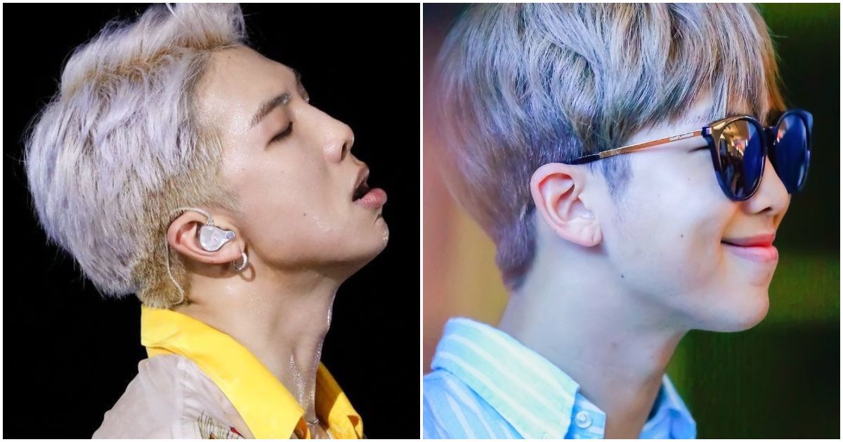 10+ Pictures Of BTS RM's Side Profile That Will Make You Do A Double ...