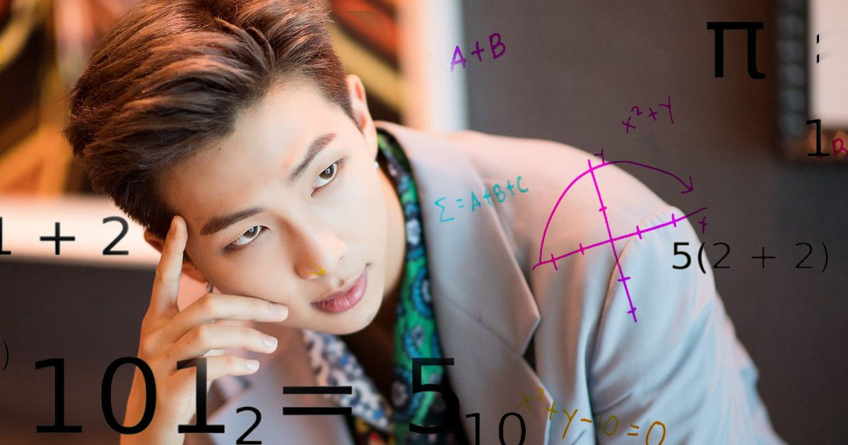 RM's Genius Mind Is Leaving All His Math-Challenged Fans In Awe