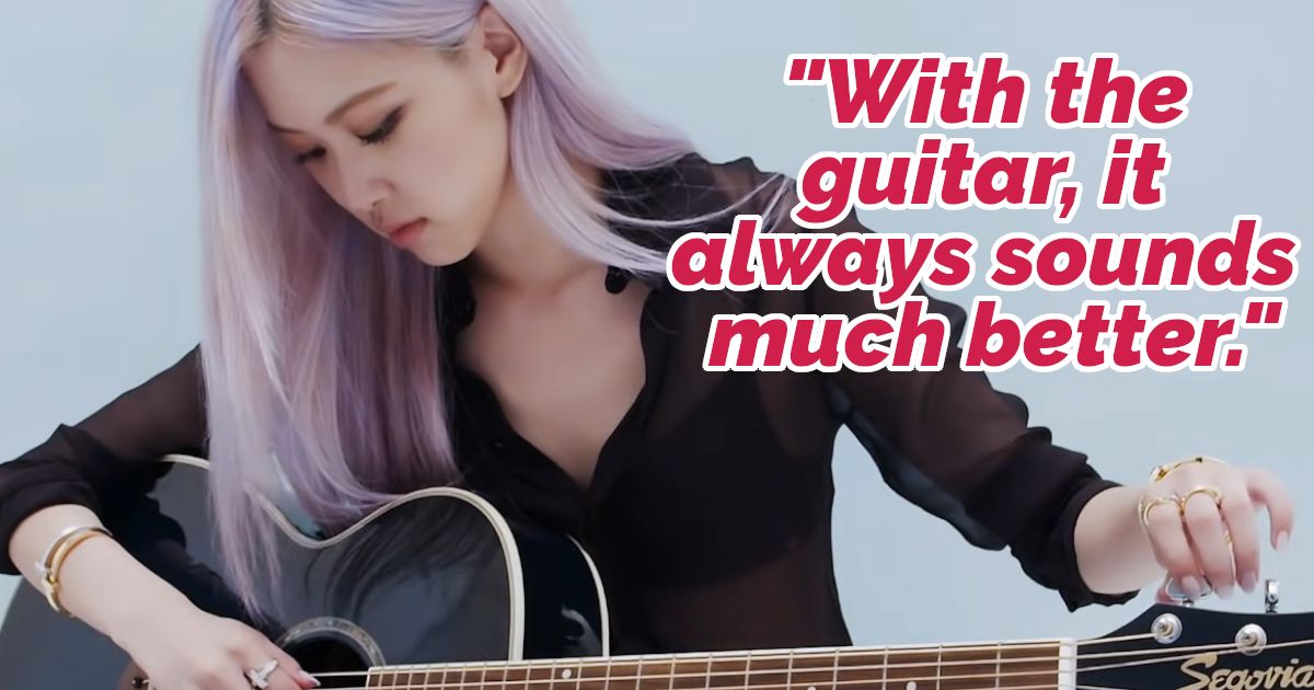 BLACKPINK Rosé Shares Her Love For The Guitar And How It Was The ...
