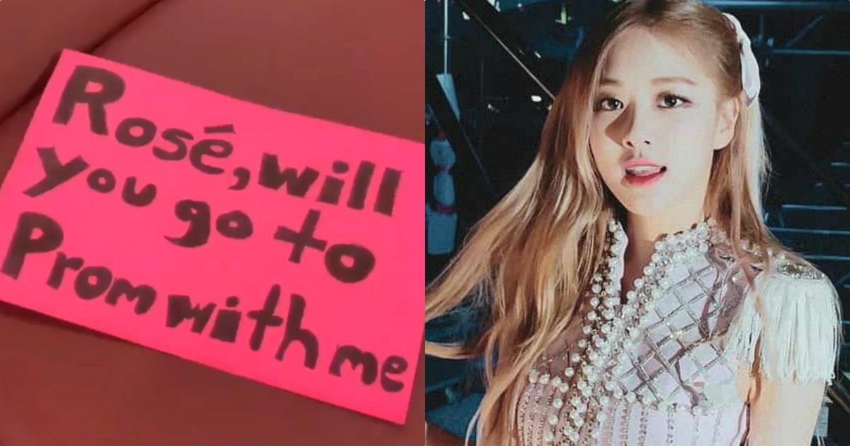 A BLINK Promposes to Rosé, Her Reply Will Make Every Other BLINK ...