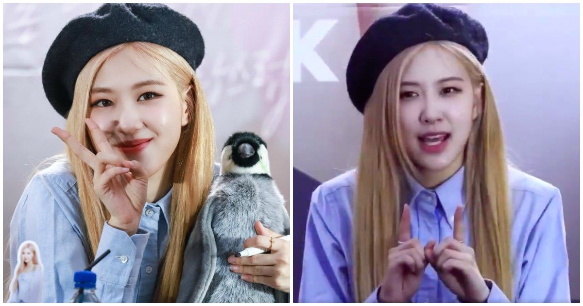 BLACKPINK's Rosé Melted Hearts By Using Sign Language At Recent Event ...