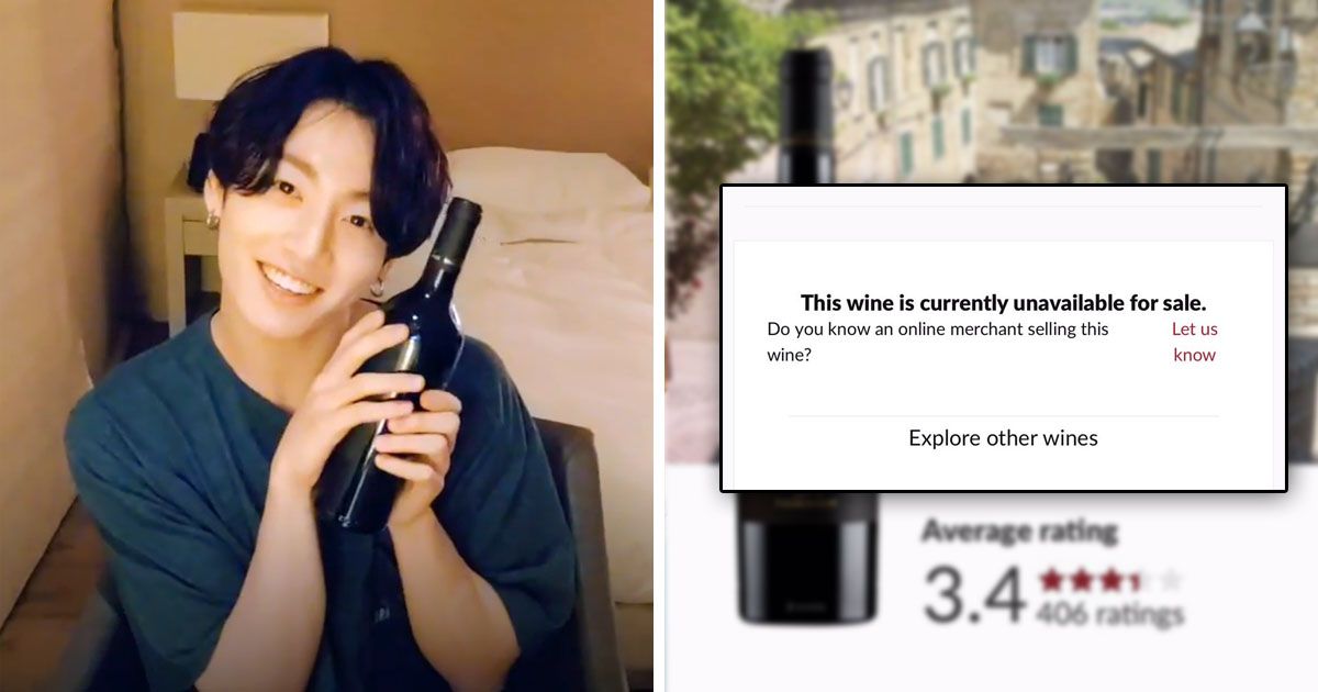 BTS's Jungkook Accidentally Sold Out This Wine, Thanks to ARMY