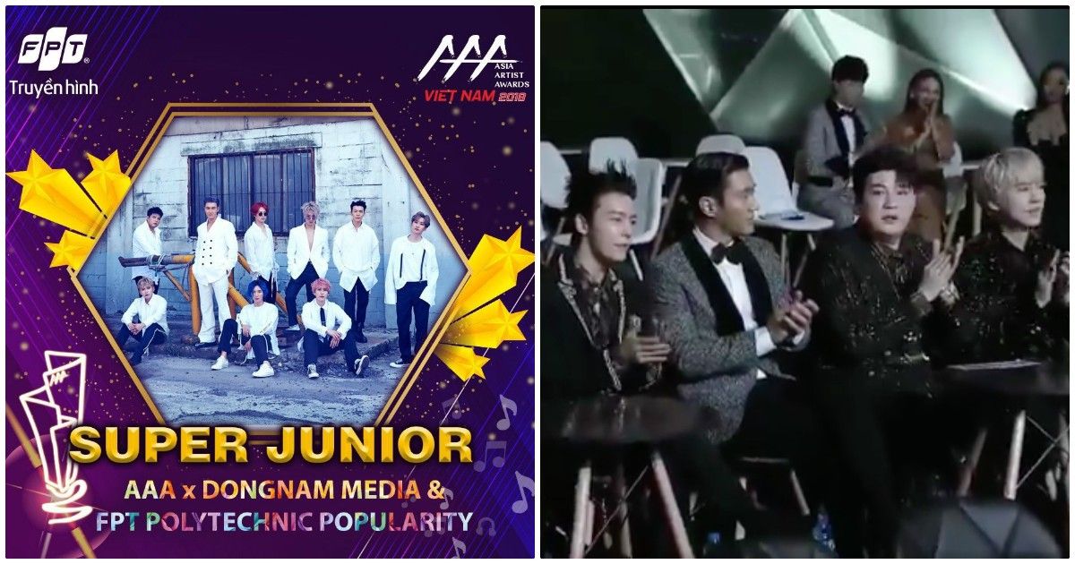 Super Junior Were Completely Clueless That They Had Won At The AAAs ...