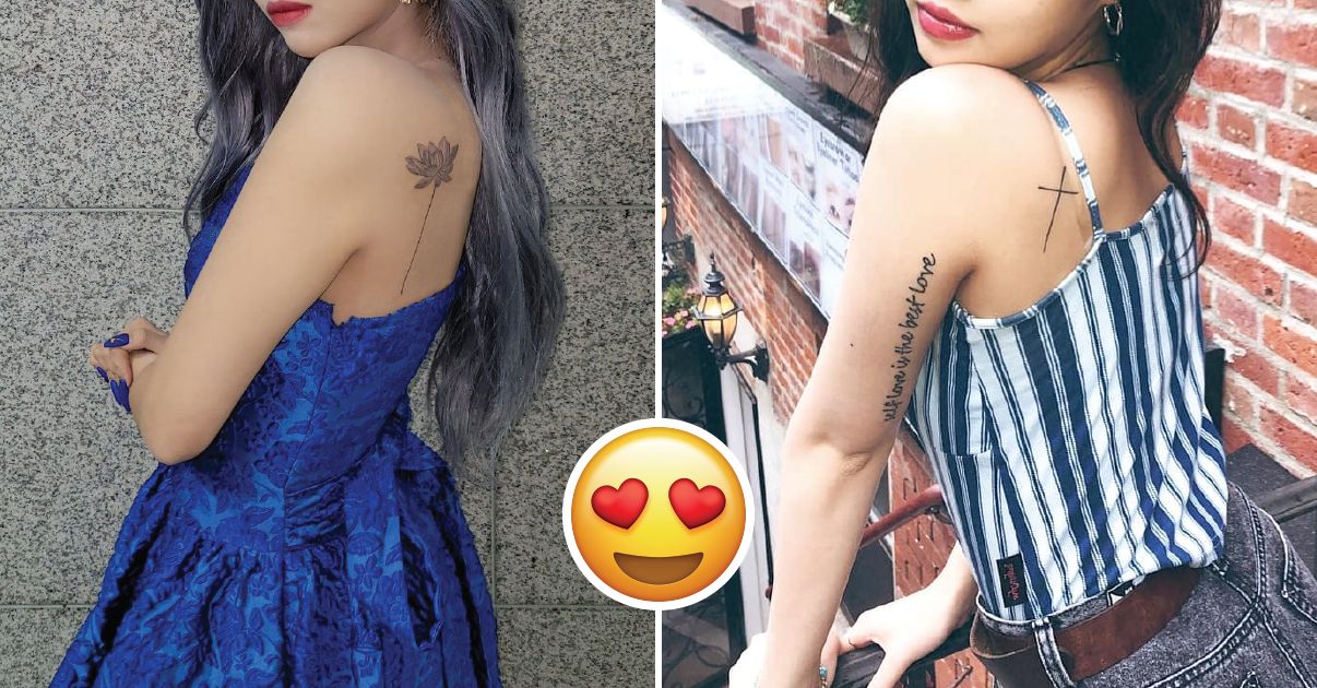 10+ Female K-Pop Idols Who Aren't Afraid To Show Off Their Tattoos ...