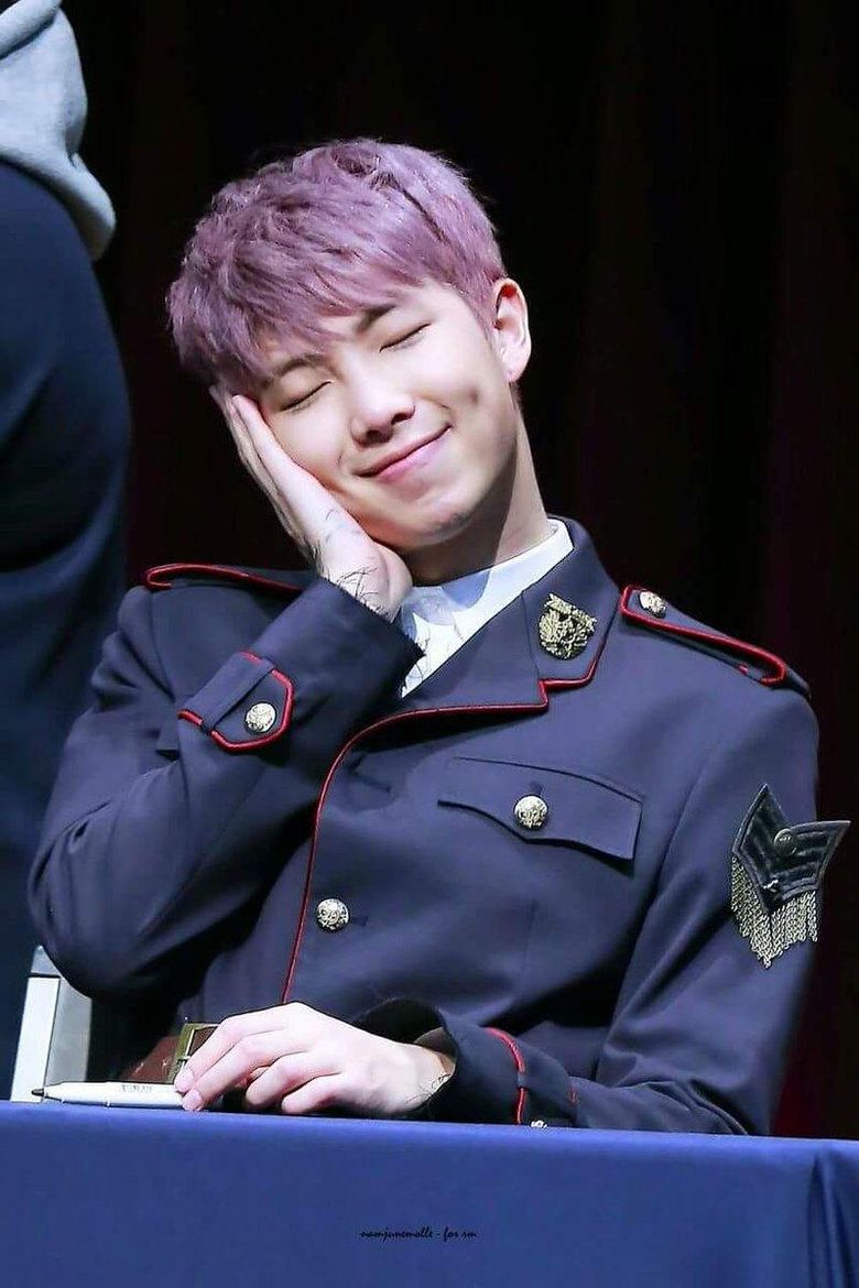 Literally Just 47 Photos Of BTS Rap Monster’s Dimples - Koreaboo