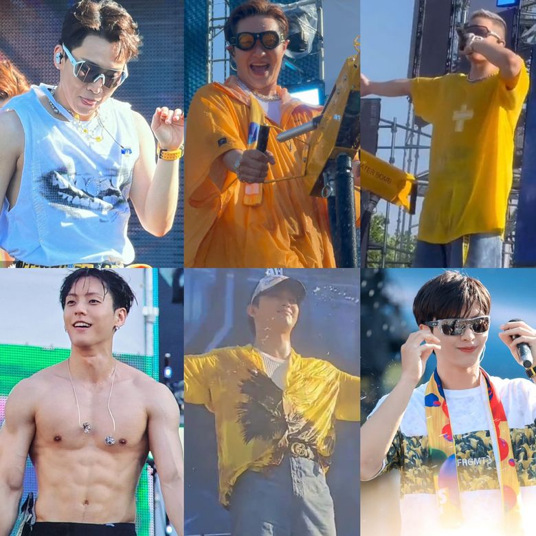 BTOB's "2023 WATERBOMB" Outfits Could Not Be More Different From Each Other - Koreaboo