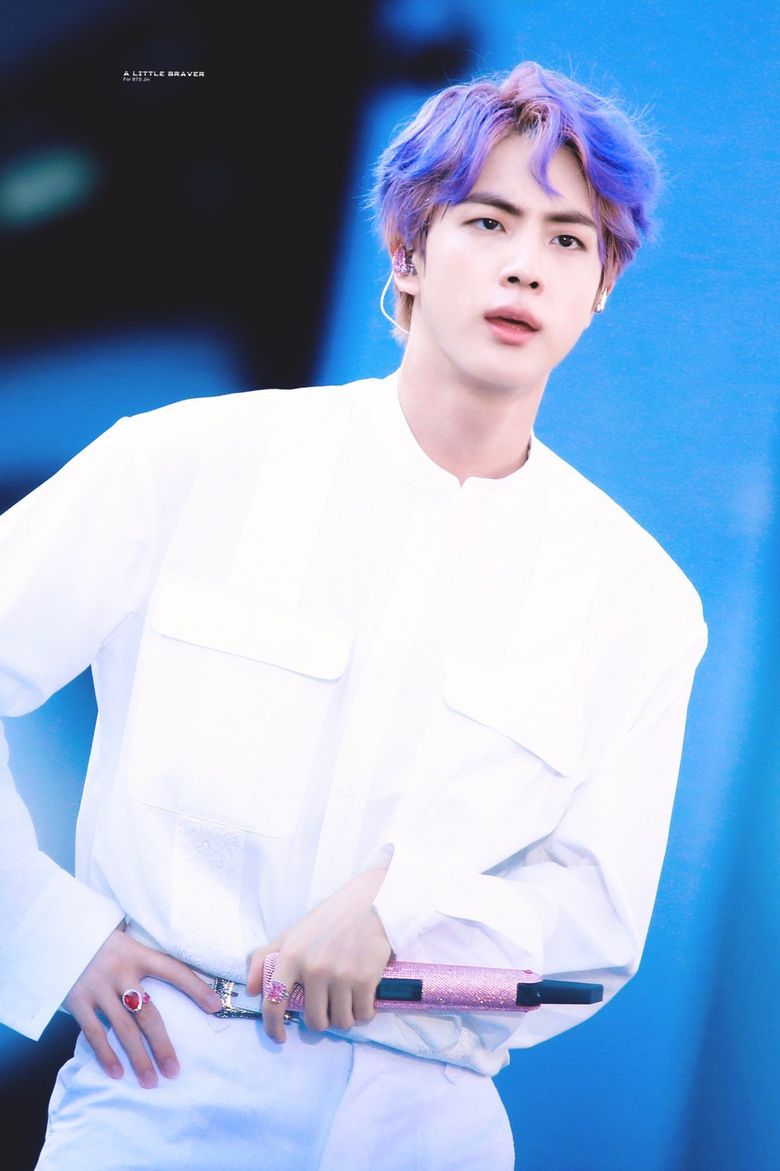BTS's Jin Revealed His Favorite Hair Color Of All Time - Koreaboo