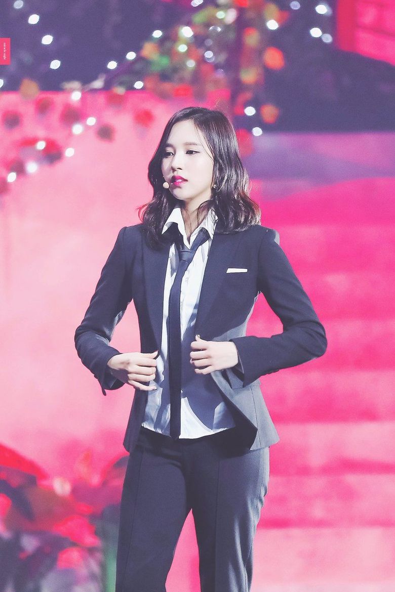 10+ Times TWICE's Mina Served Power Visuals In Suits - Koreaboo