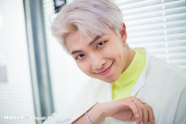 RM's New Hair Color Is Like BTS's Albums: Platinum