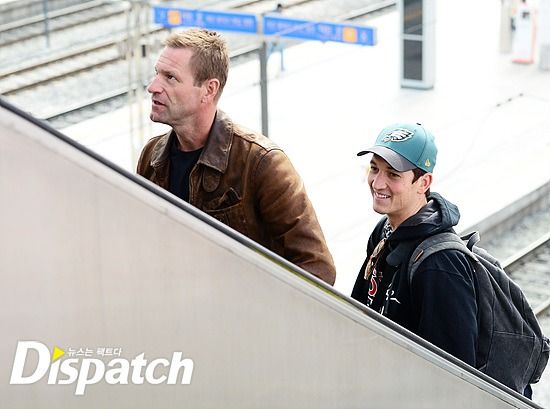 Miles Teller and Aaron Eckhart spotted in Seoul for Busan Film Festival ...