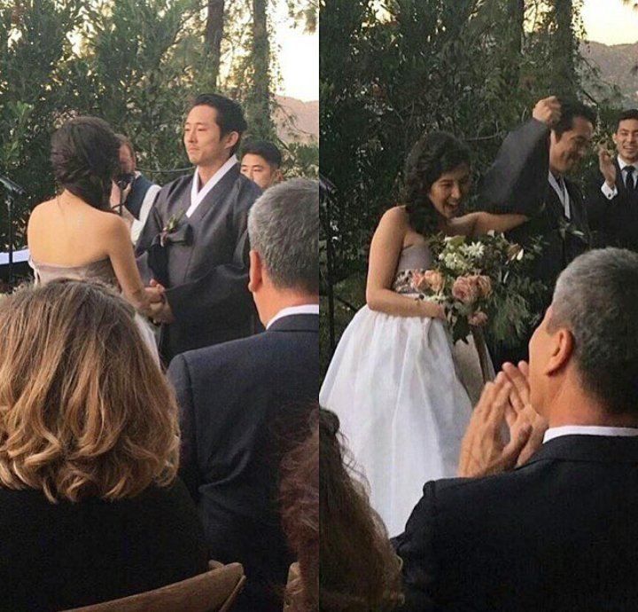 The Walking Dead's Steven Yeun Aka 'Glenn' ties the knot - Koreaboo