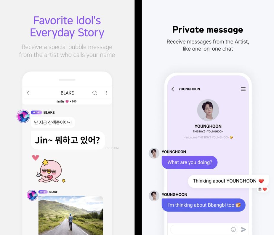 Idols Can Reply To Specific Fans Via Bubble, As The App Adds New Features - Koreaboo