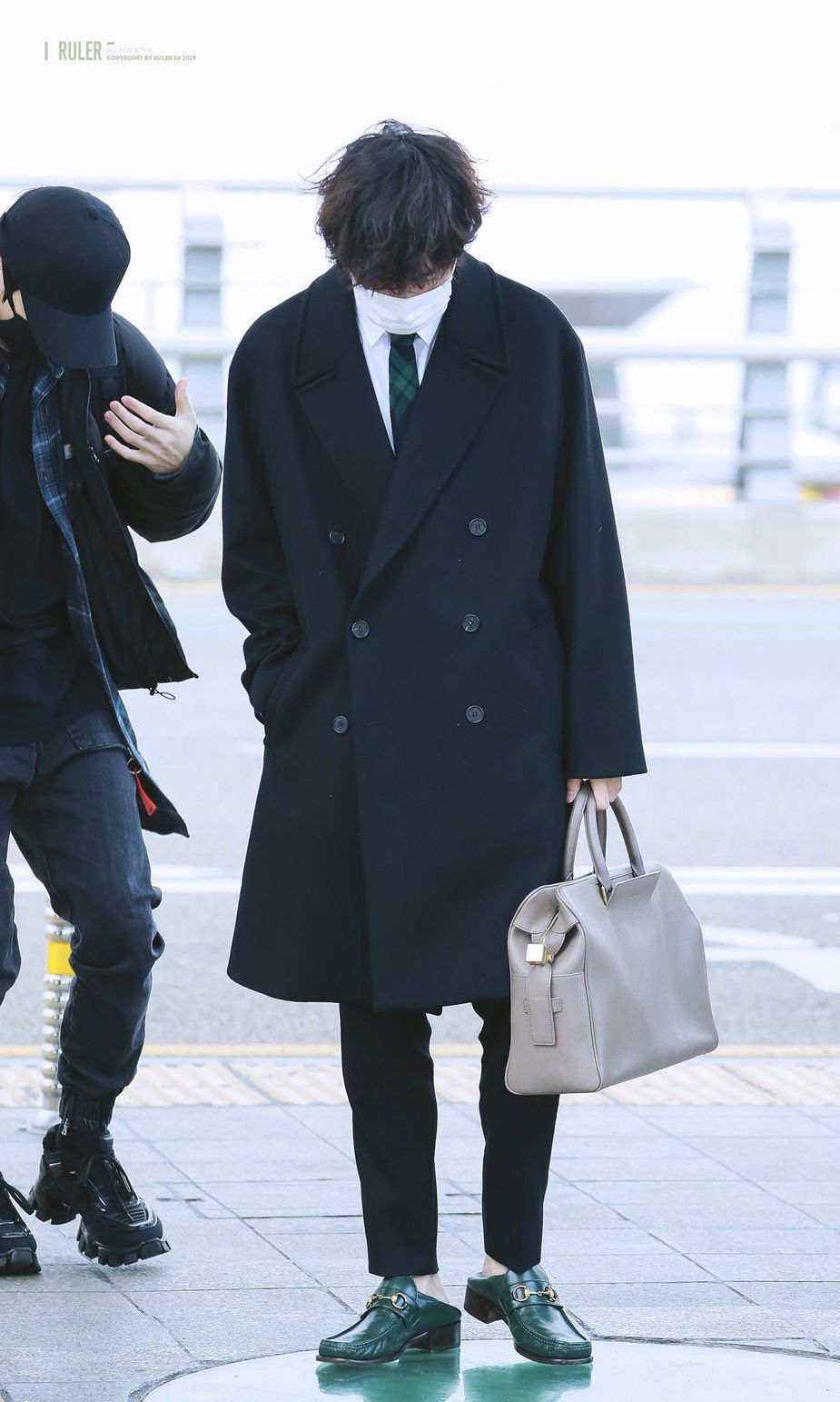 10+ Times BTS's V Turned The Airport Into His Own Personal Runway ...