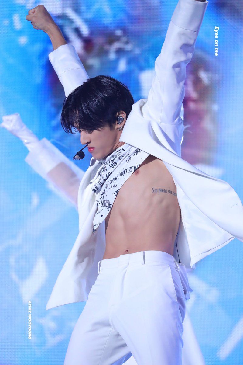 A Unique Charming Point Of ATEEZ's Wooyoung Clearly Captured In Group's ...