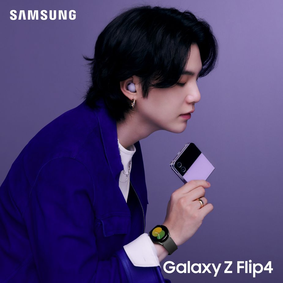 Samsung Unveils New HD Photos Featuring BTS And The New Galaxy Z Flip4 ...