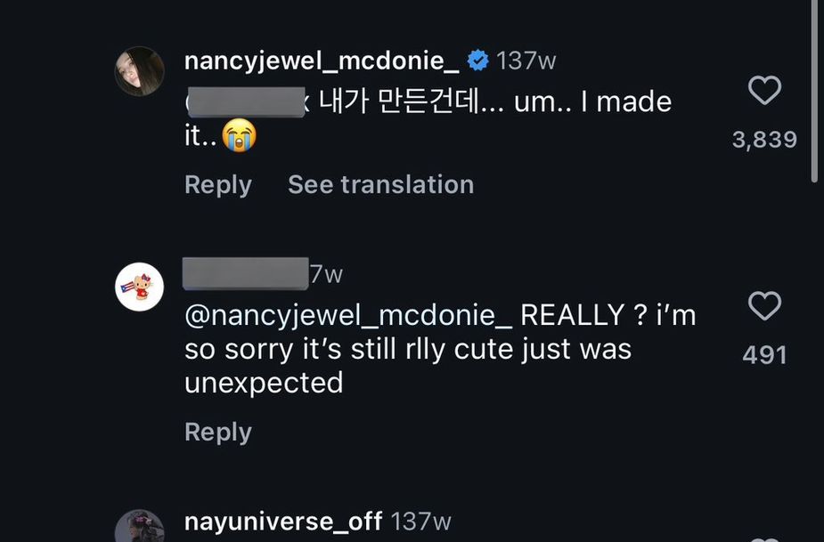 A Fan Accidentally Fired Former MOMOLAND Member Nancy - Koreaboo