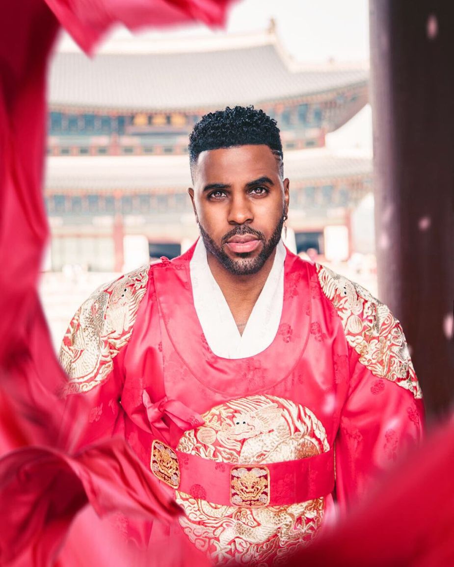Jason Derulo Graces Gyeongbokgung Palace with His Majestic Presence in ...