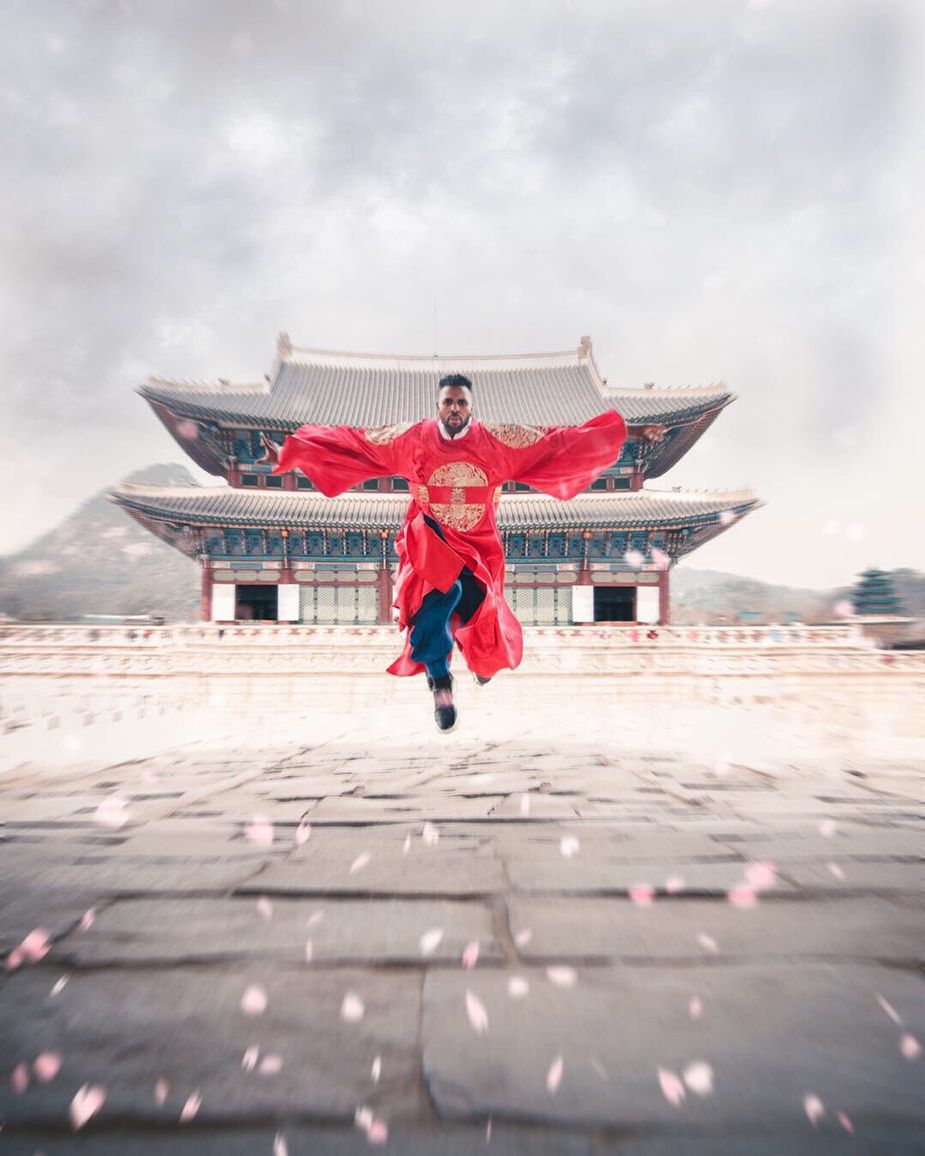 Jason Derulo Graces Gyeongbokgung Palace with His Majestic Presence in ...