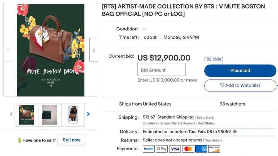 Resellers Are Listing BTS's Sold Out "Artist-Made" Merch For Insane ...