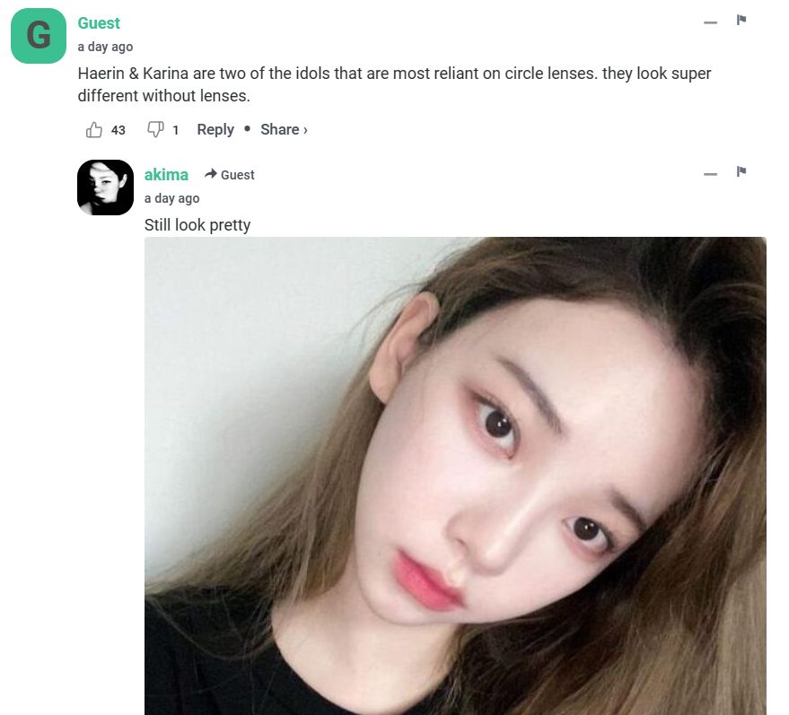 Netizens React To NewJeans Haerin's Beauty Without Her Signature Circle ...