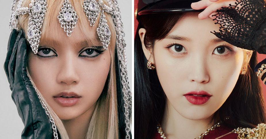 IU And BLACKPINK's Lisa Wore The Same Sheer Top But Served Completely ...