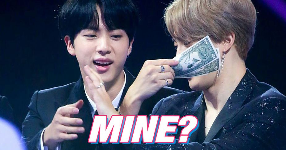 BTS's "Broke Millionaire" Jin Is After Everyone's Bank Account - Koreaboo