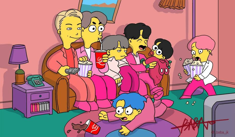 BTS Is Everywhere In 2021, Even On "The Simpsons" - Koreaboo