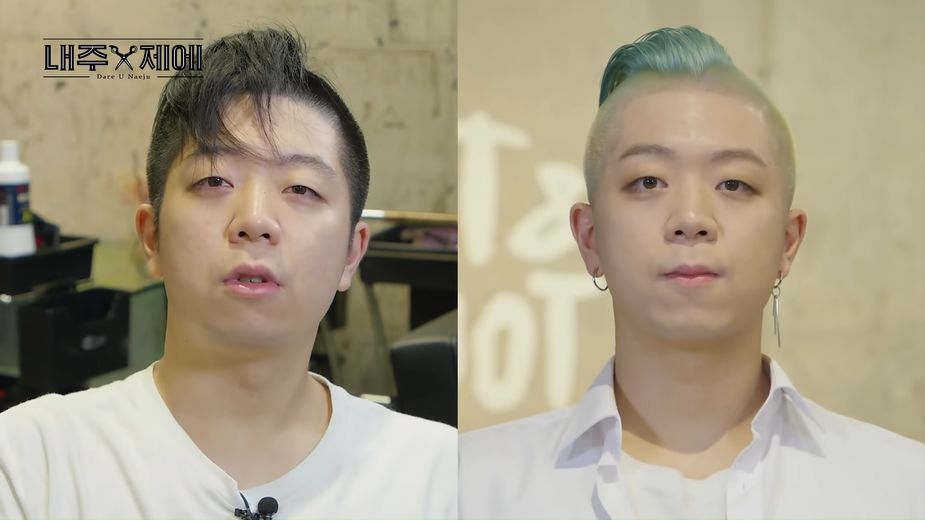 BTS's Hair Stylist Explains How You Can Get RM's Stunning Sky Blue Hair ...